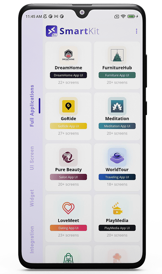 SmartKit Pro – Flutter UI Kit